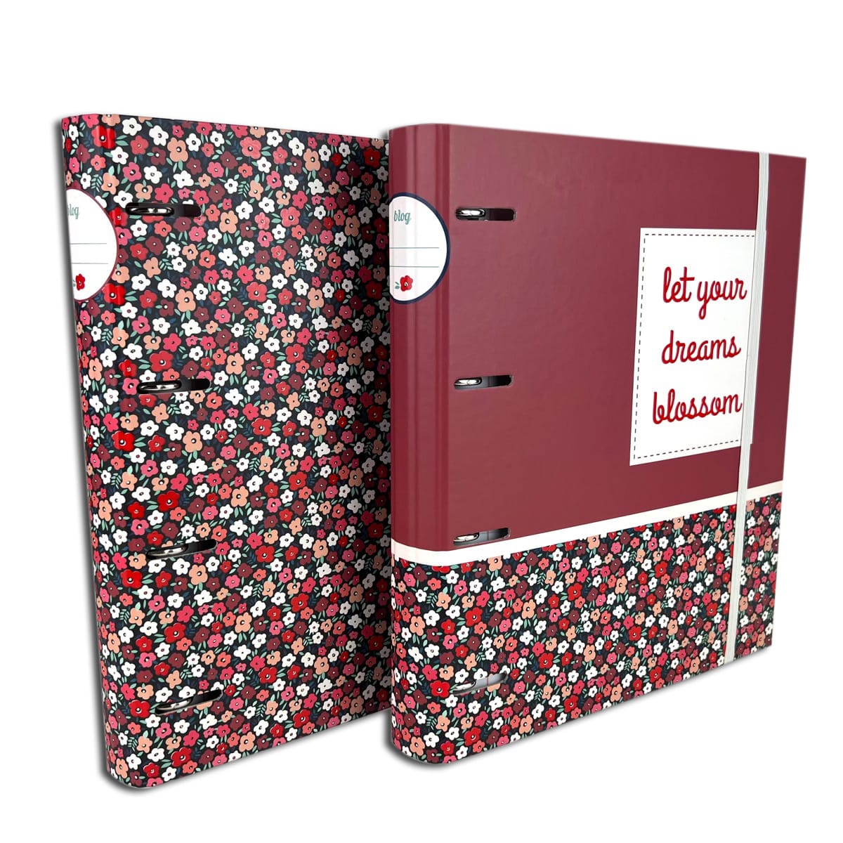 Segregator A4 4-ringowy z wkładem i przekładkami w linie BLOOM | bee - bee pl | sklep firmowy EV ...